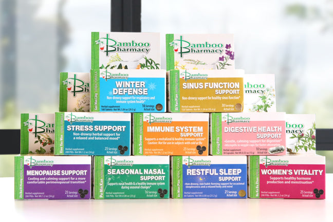 Bamboo Pharmacy herbal medicine for anxiety, insomnia, pain, allergies