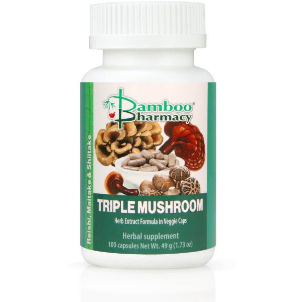 Triple Mushroom Capsules – Bamboo Pharmacy